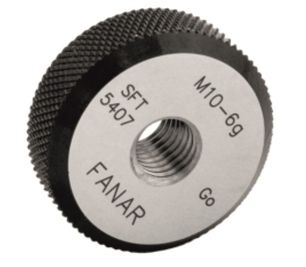 Sprawdzian pierścieniowy do gwintów MSRh M10 6g Y3-412162-0100 FANAR ...